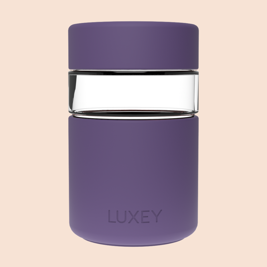Regular Reusable Glass Coffee Cup 8oz | Luxey Cup – LUXEY CUP