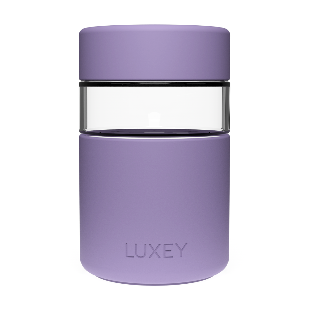 Pastel Purple Glass Reusable Coffee Cup | 8oz Luxey Cup – LUXEY CUP